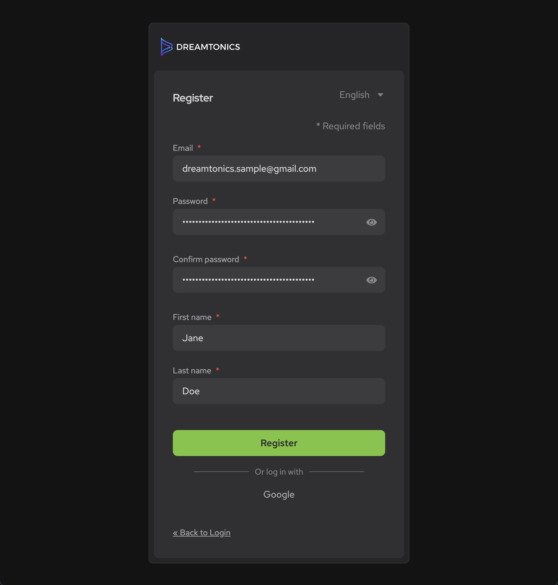 Guide: Create a Dreamtonics Account – Dreamtonics Help Center